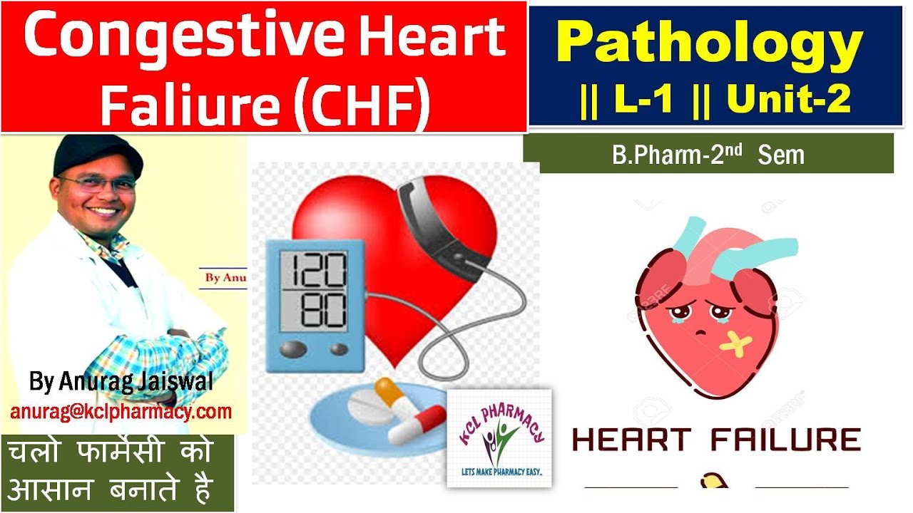 Congestive Heart Faliure CHF || L-2 Unit-2 Pathology B.Pharm 2nd Sem ...