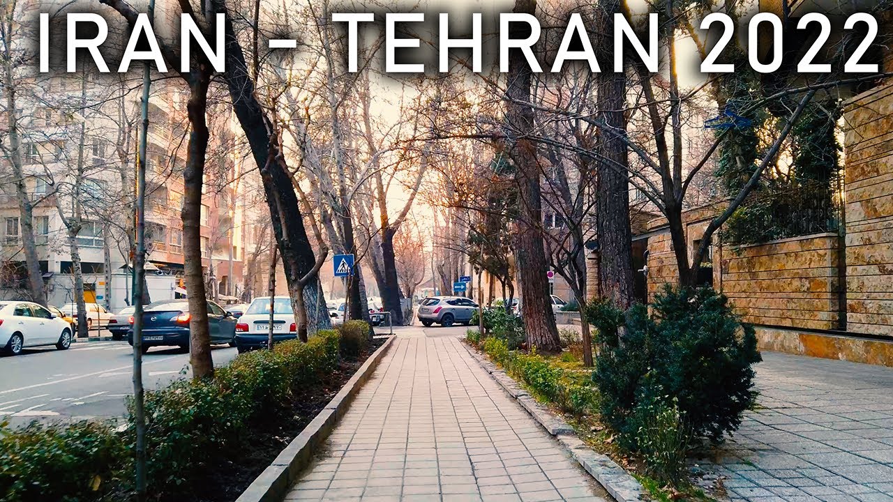 TEHRAN 2022: Walking Tour in Niavaran Street - IRAN 4K UHD 60fps - YouTube