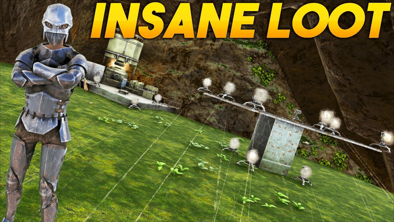 SOLO Raiding Insane Locations For Huge Loot On Day 1 - ARK - YouTube