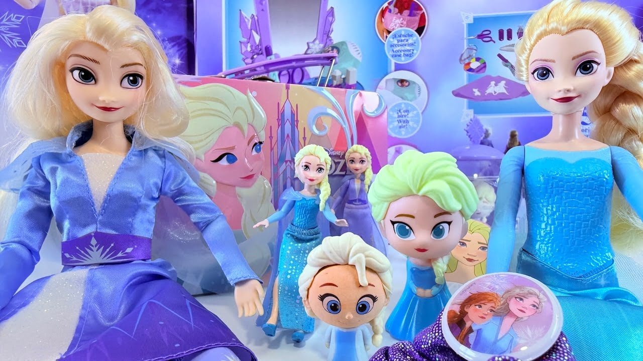 24 Satisfying Minutes DISNEY FROZEN TOYS Unboxing Playing Elsa Toys ...