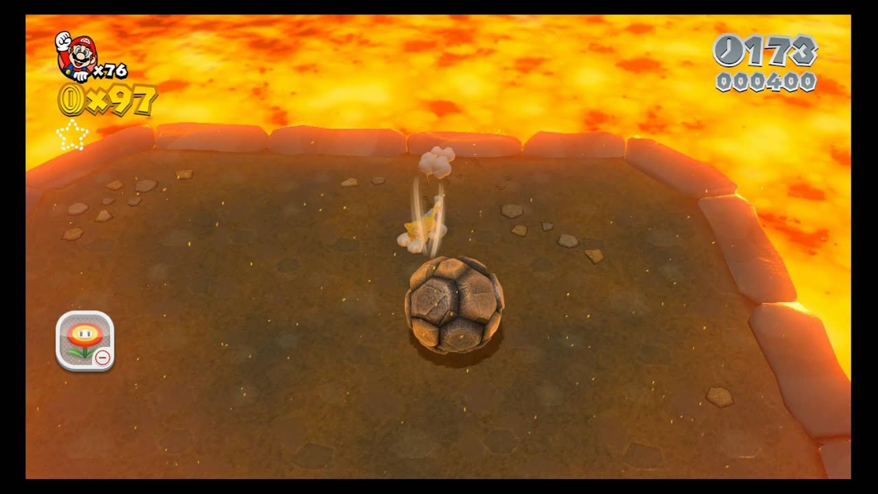 Super Mario 3D World - World 4-A Brolder Blockade 100% Playthrough ...