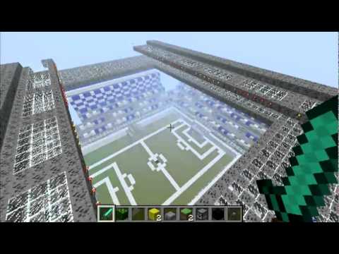 MineCraft - Estádio de Futebol - YouTube