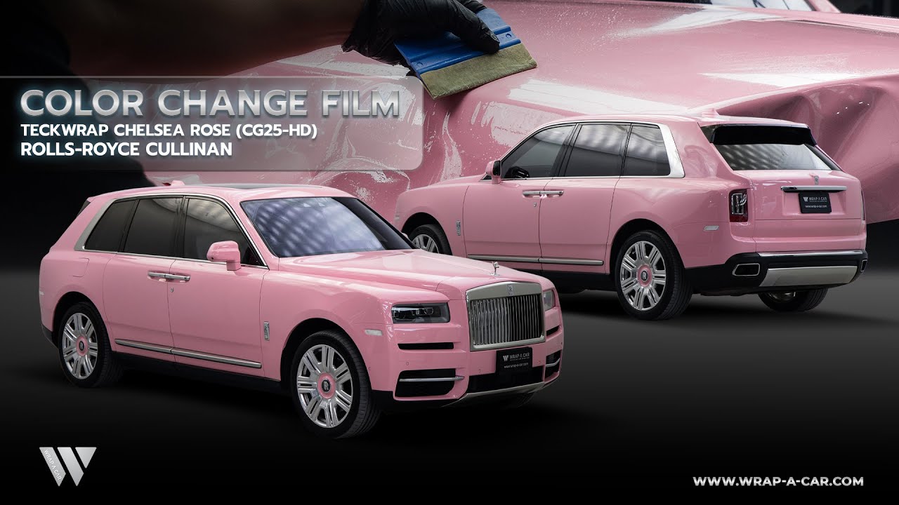 WRAP A CAR -ฟิล์มเปลี่ยนสีรถยนต์ / TECKWRAP COLOR CHANGE FILM FOR Rolls ...