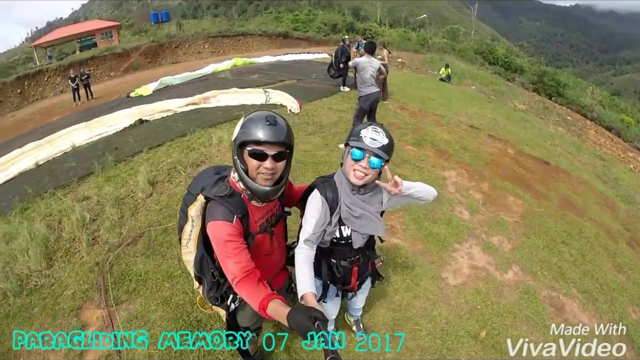 Paragliding lohan ranau part 1 - YouTube