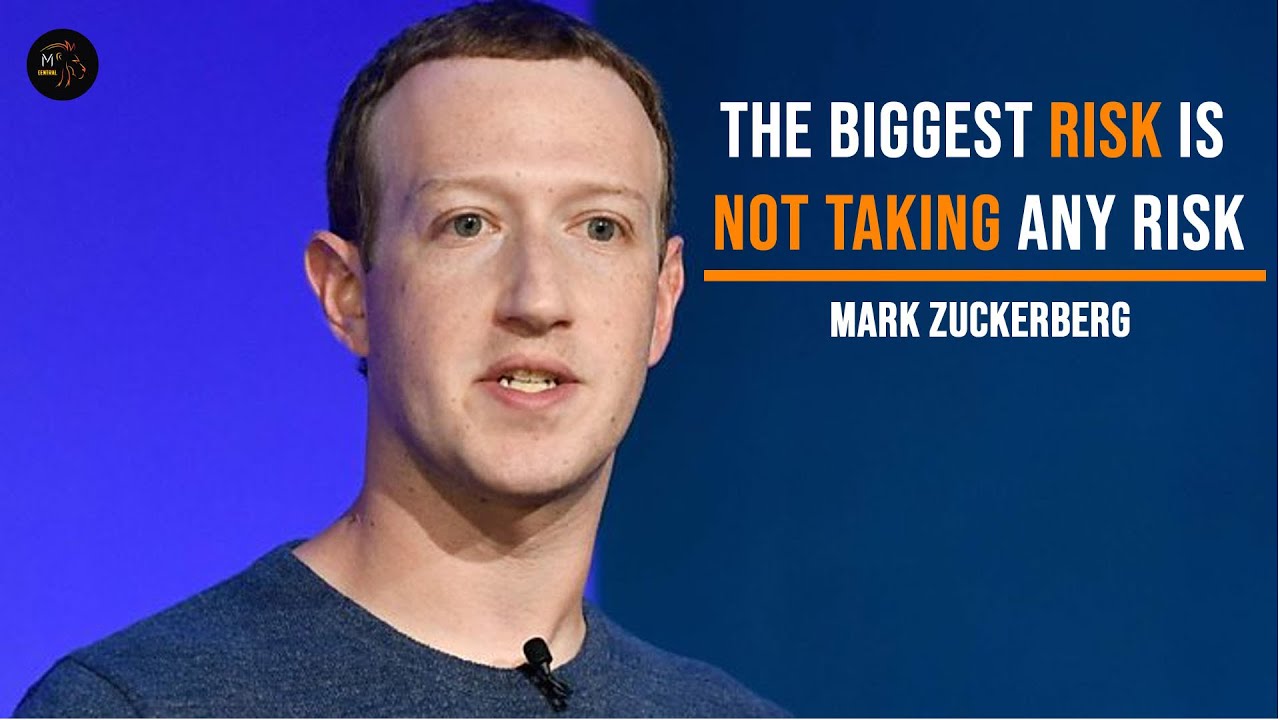 Mark Zuckerberg- "The biggest risk is not taking any risk" | MOTIVATION - YouTube