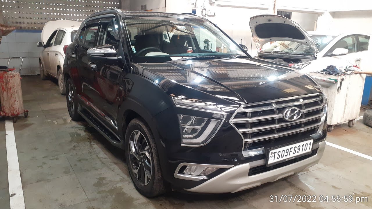creta black edition on road price 🔥 creta knight edition 2022 black ...