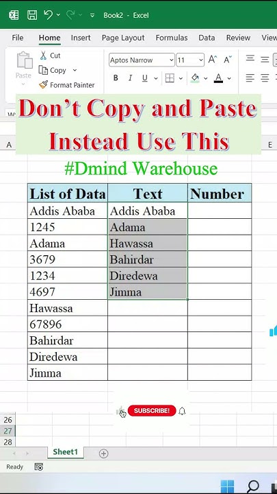 Don’t Copy and Paste instead use this Super Function #dmindwarehouse ...