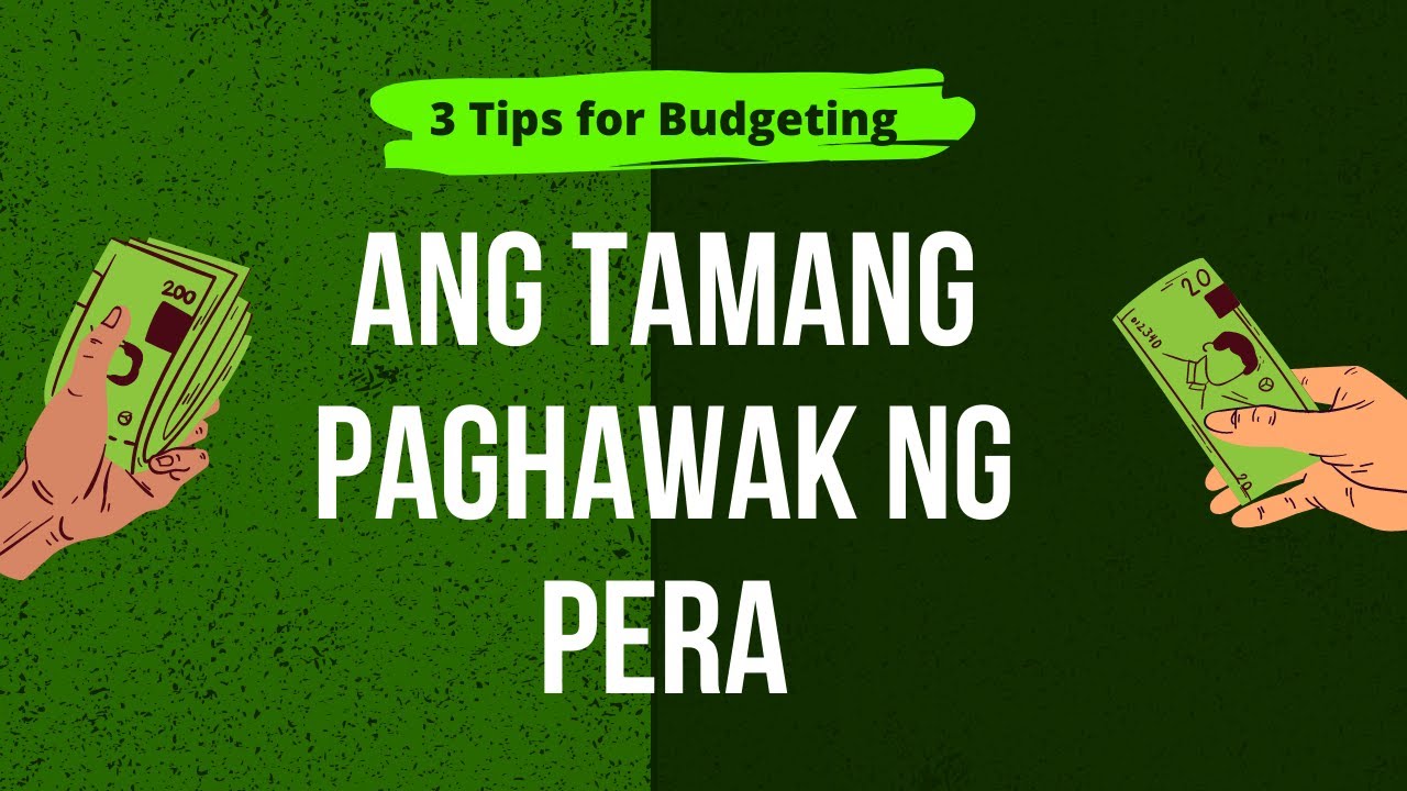 HOW TO BUDGET: 3 Tips sa Pag Hawak ng Pera (May Utang o Wala) - YouTube