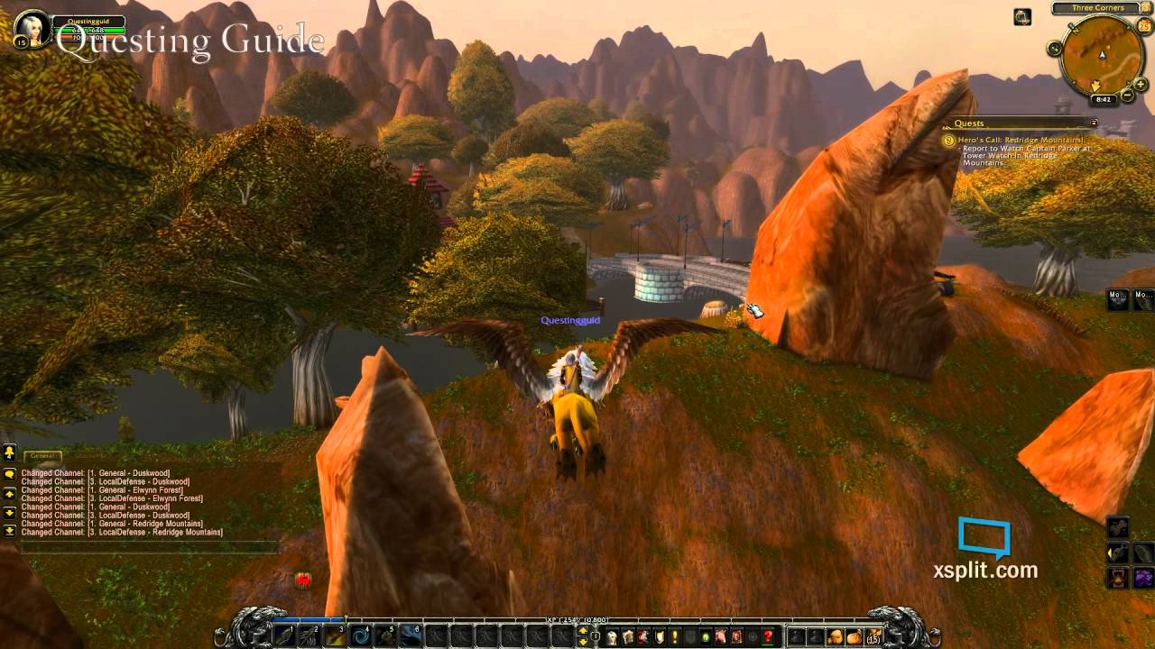 World Of Warcraft Hero's Call Redridge Mountains! - YouTube