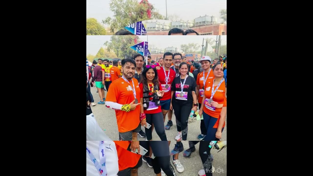Apollo Tyres New Delhi marathon 2023 Sunday 26/02/2023 #run 🎂#running #marathon - YouTube