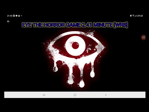 Eye the horror game 2.41 minute - YouTube