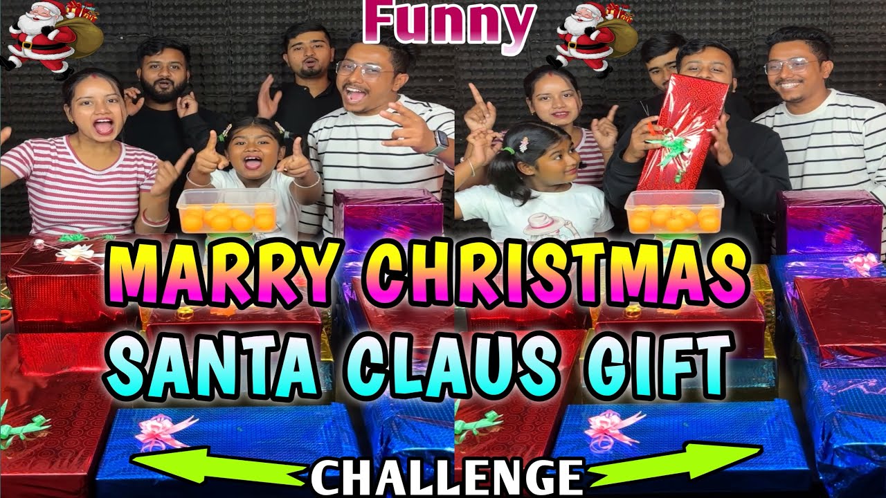 Rejoicing Marry Christmas Special Santa Claus Gift Funny Challenge With ...