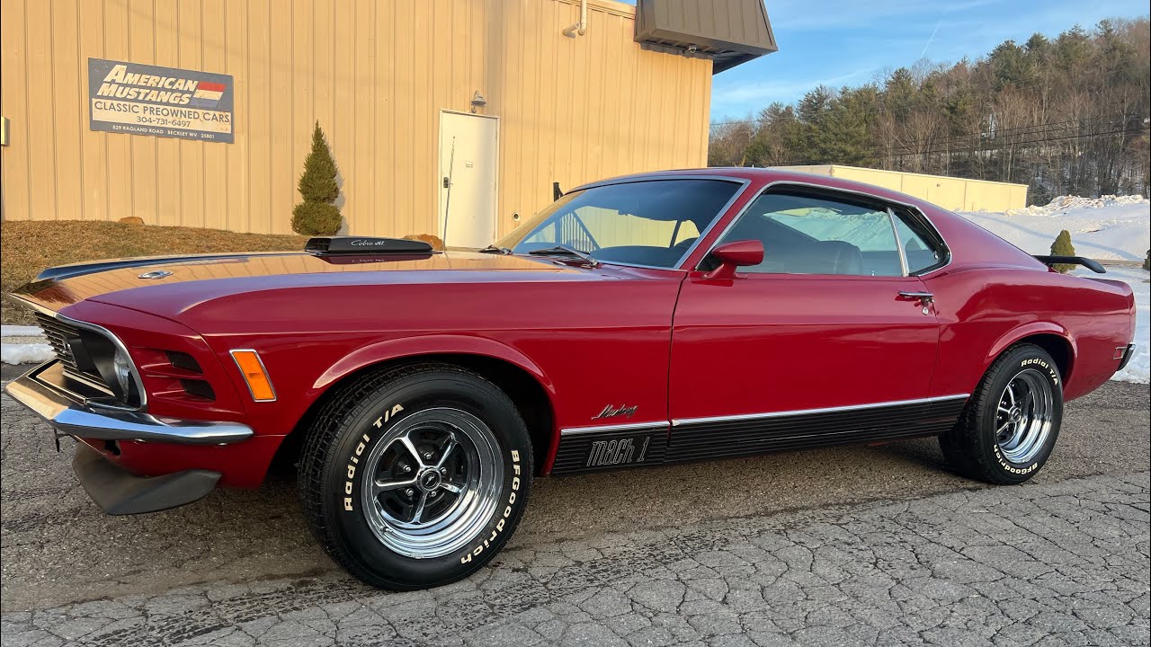 1970 Ford Mustang Mach 1 428 Cobra Jet R Code! - YouTube
