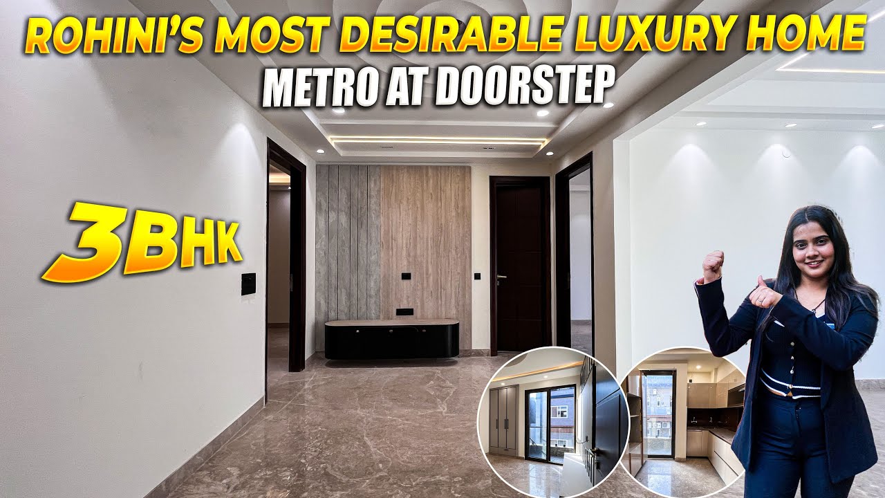 Rohini Sector 8 | 3 BHK | Stilt Parking | Property In Rohini | Modern ...