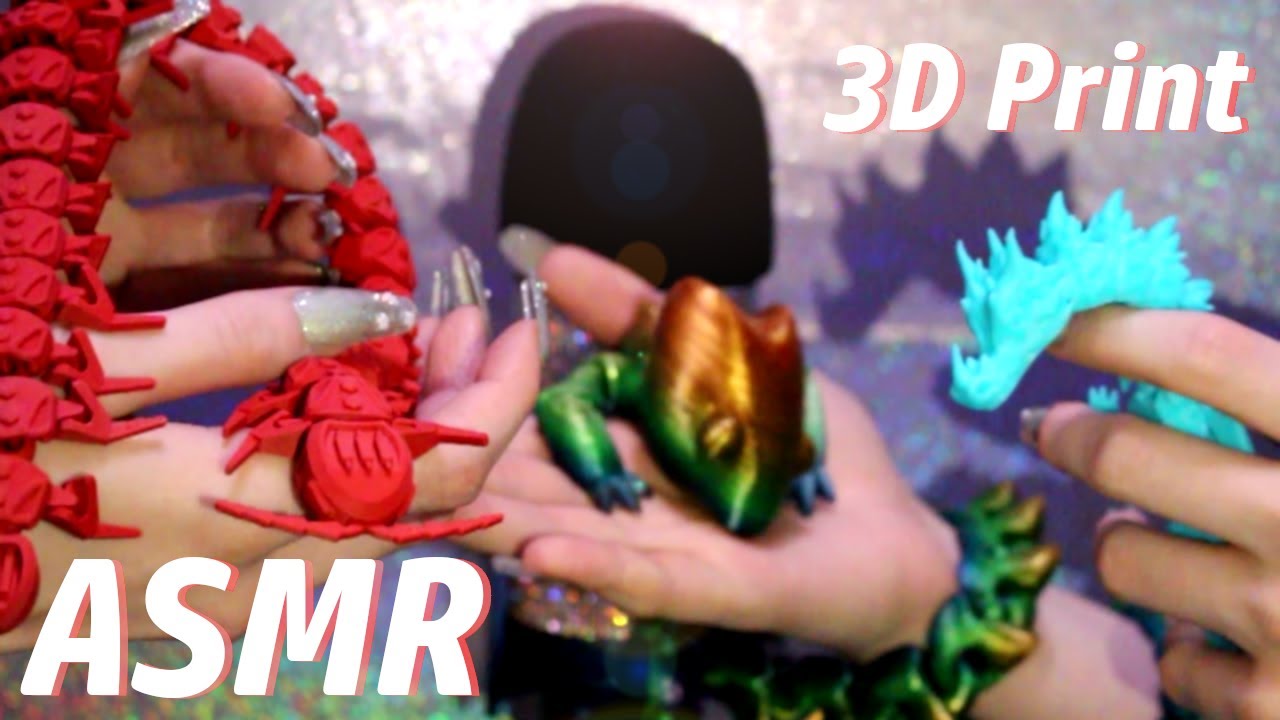 🐘 ASMR 3D Printed Animals 🦎 - YouTube