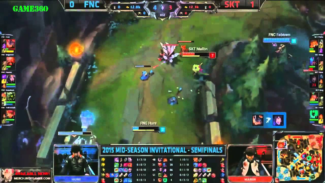 [ MSI 2015 ] FNC Huni 1 vs 2 SKT T1 Faker ft SKT T1 Marin - YouTube