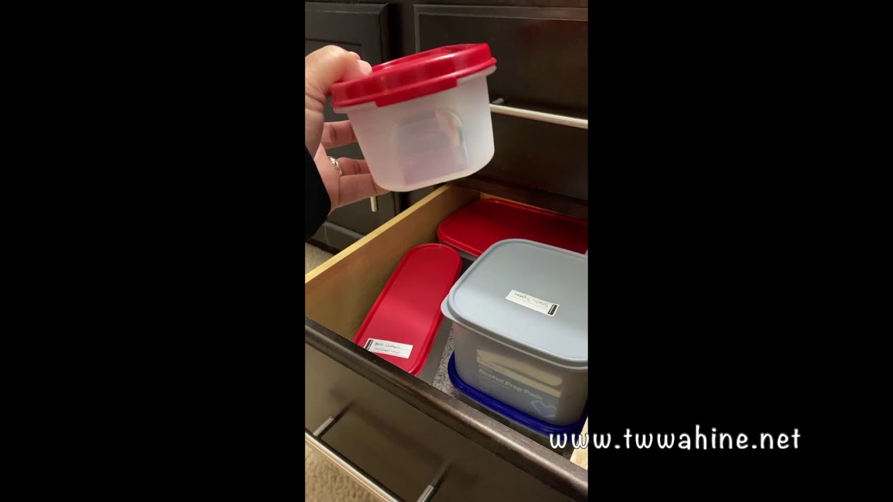 Bathroom Organization using Tupperware®️ Modular Mates - YouTube
