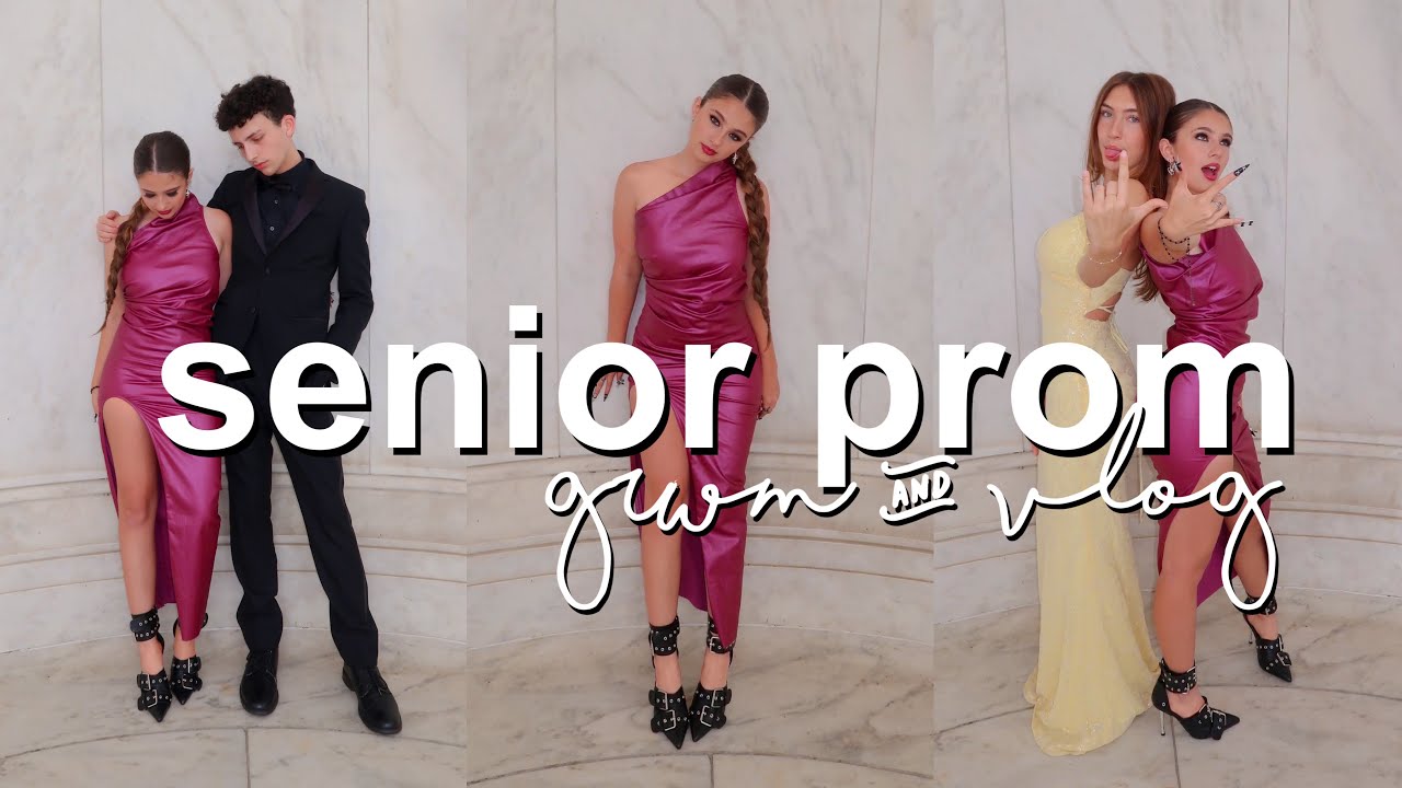 SENIOR PROM GRWM & VLOG 2024 - YouTube