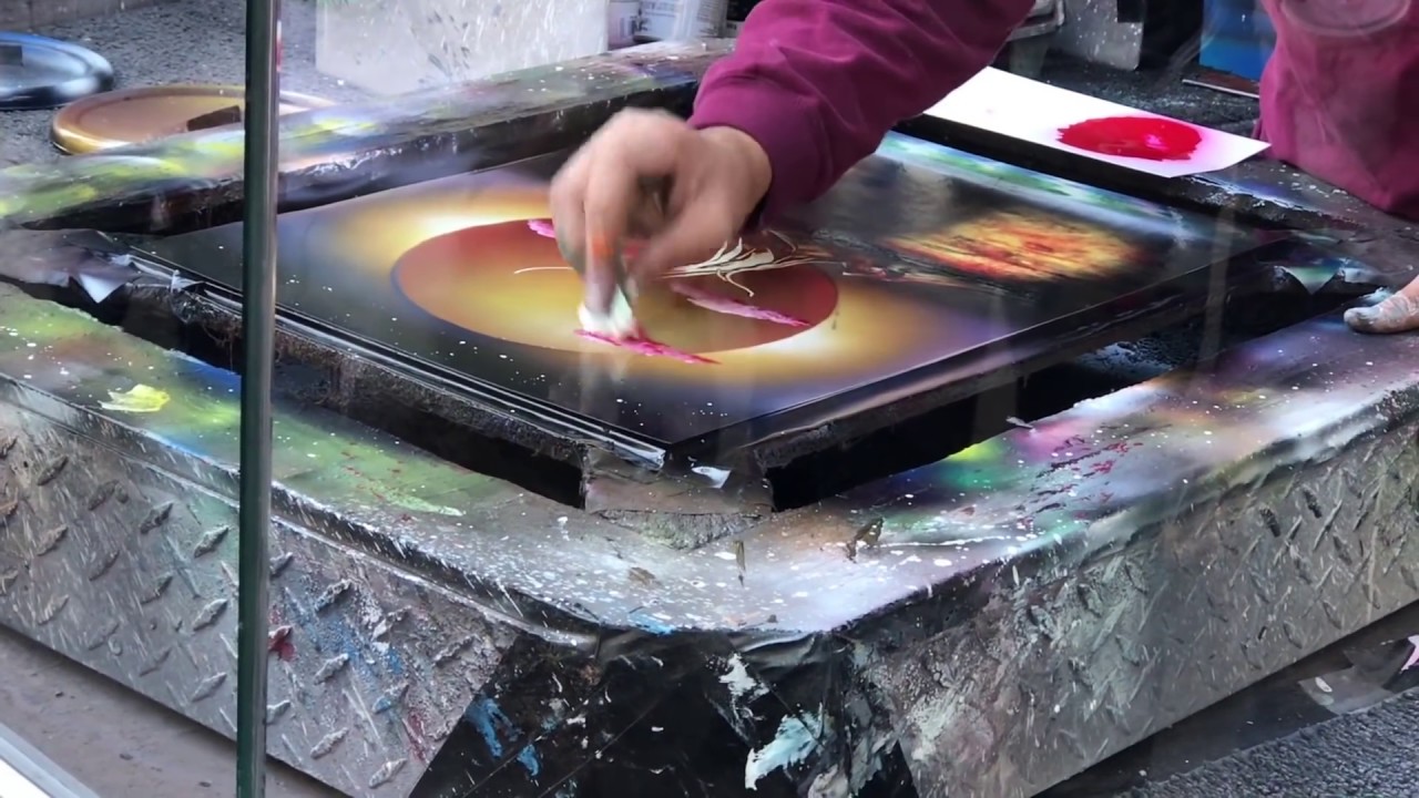 Street Art - Spray Painting in Vegas - YouTube
