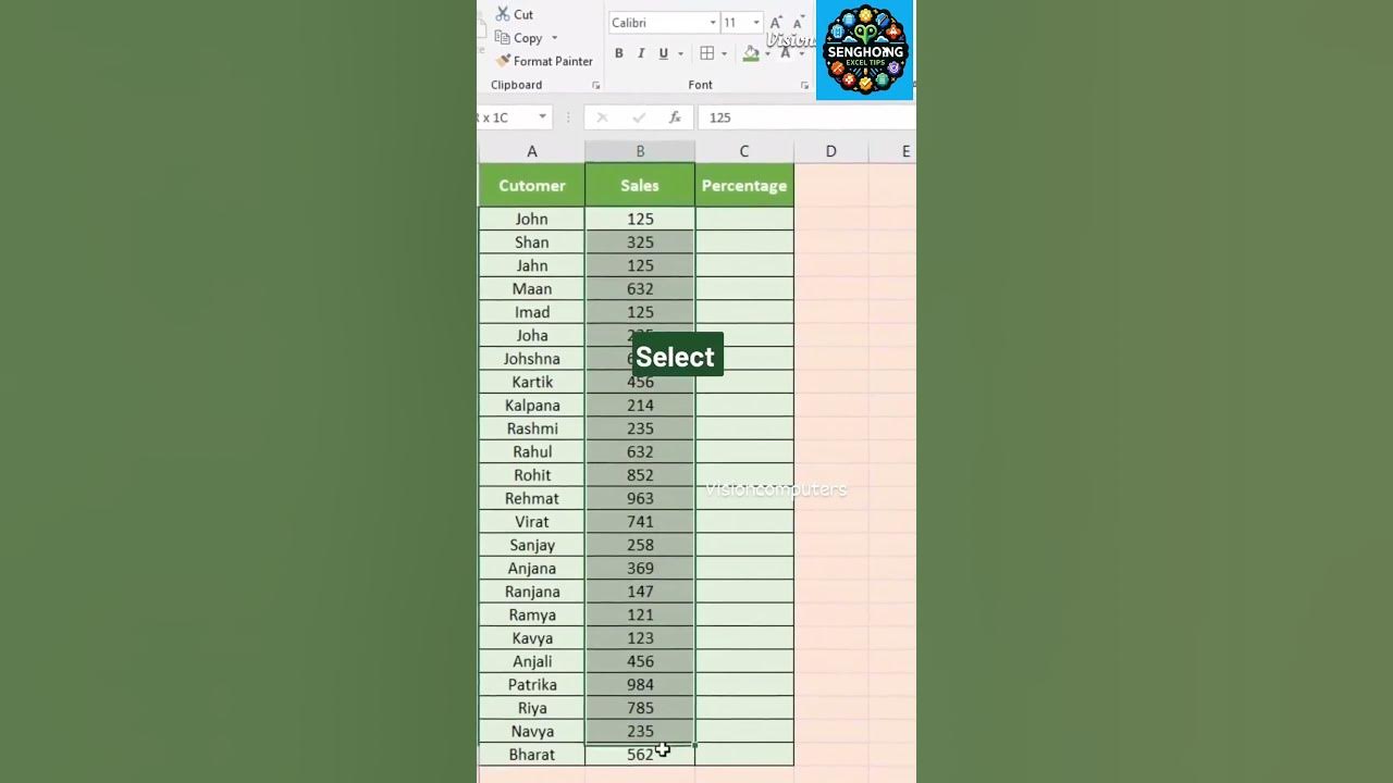 Senghorng's Excel Tips #exceltrick #excel #exceltips #exceltricks #googlesheets #exceltutorial ...