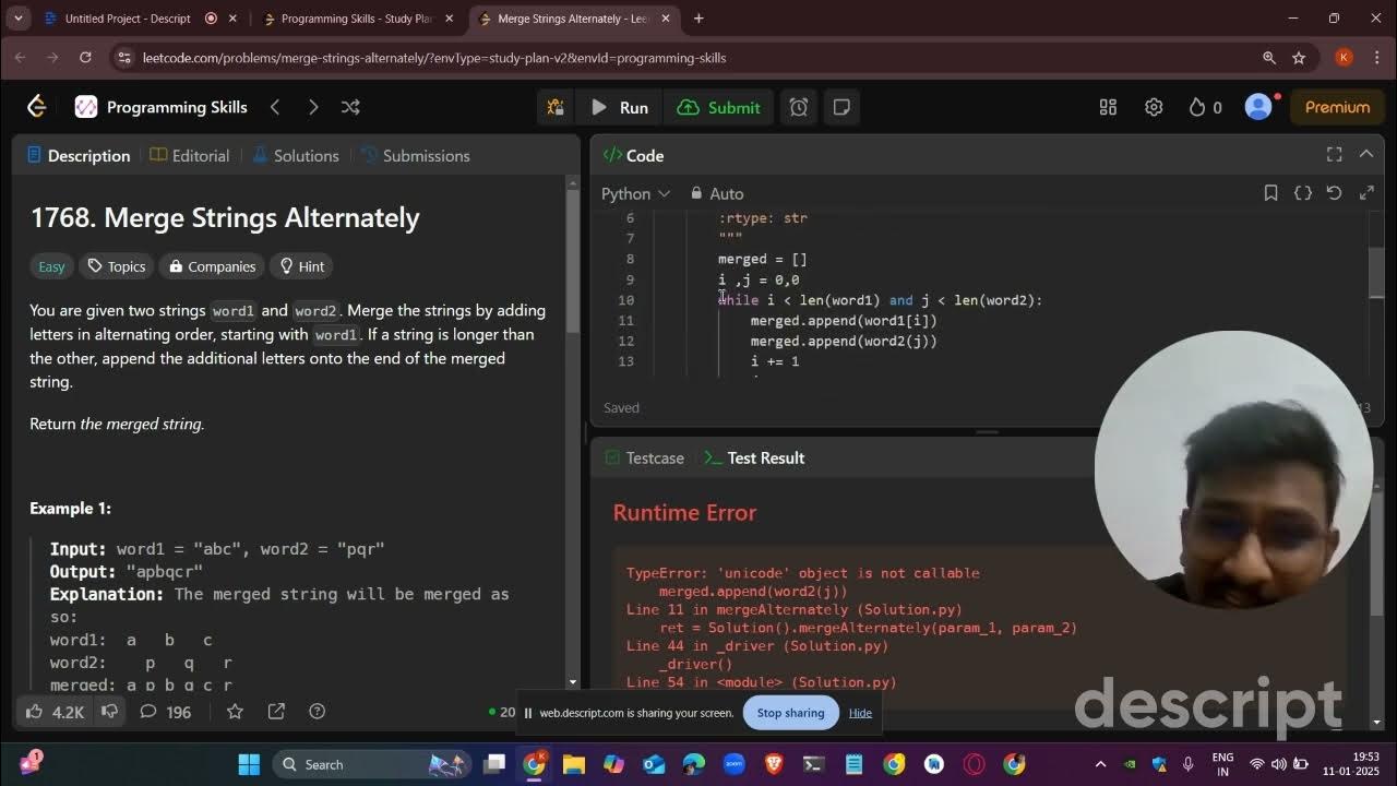 LeetCode day 01 of 100 days 100 video challenge of python learning ...
