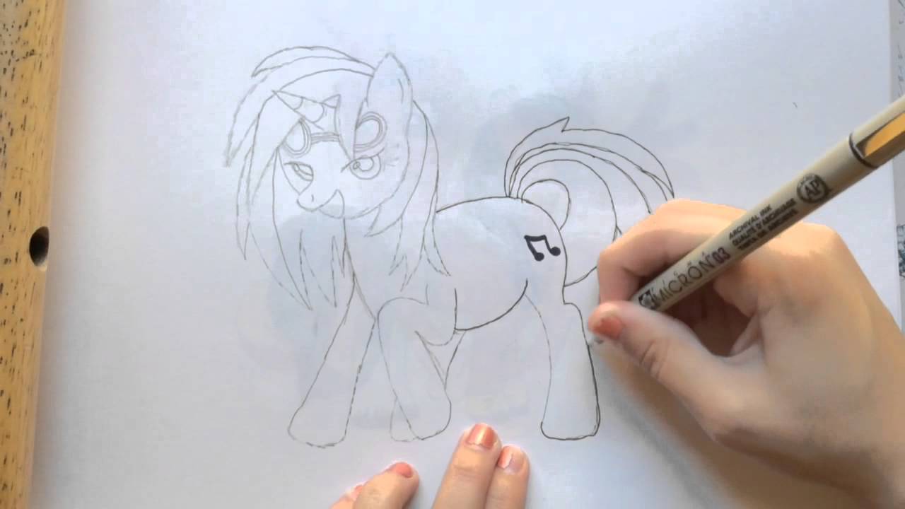 Drawing challenge day 20 - MLP DJ Pon3 - YouTube