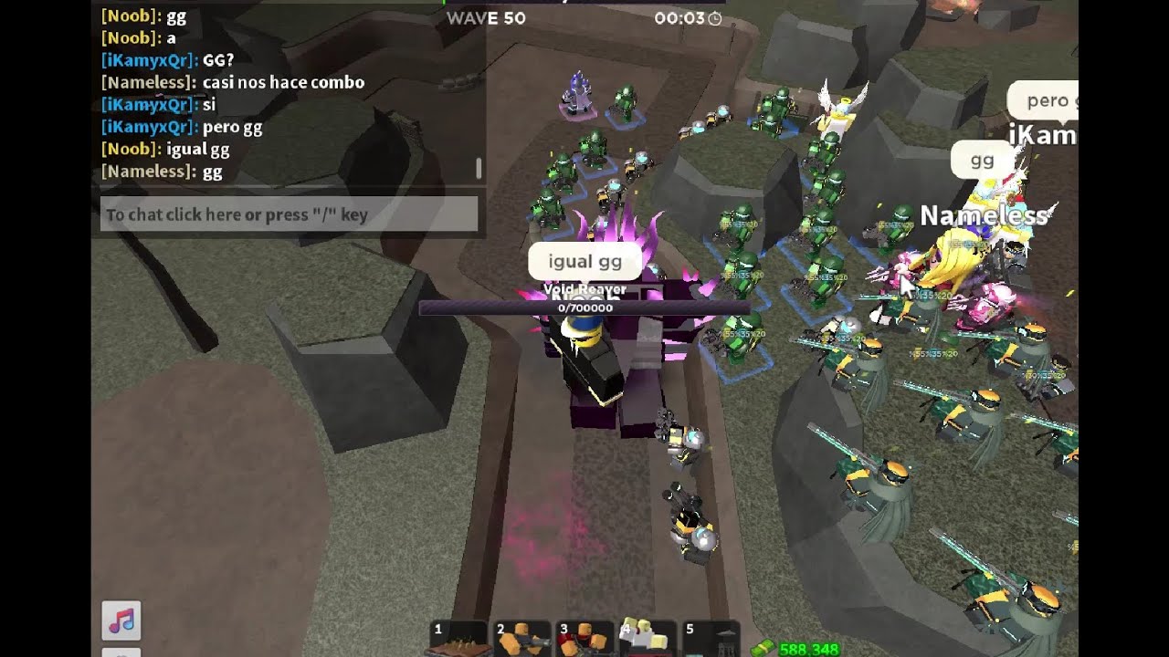 Hardcore Siki´s Strat Player 2 Normal Minigunner POV (Tower defense ...