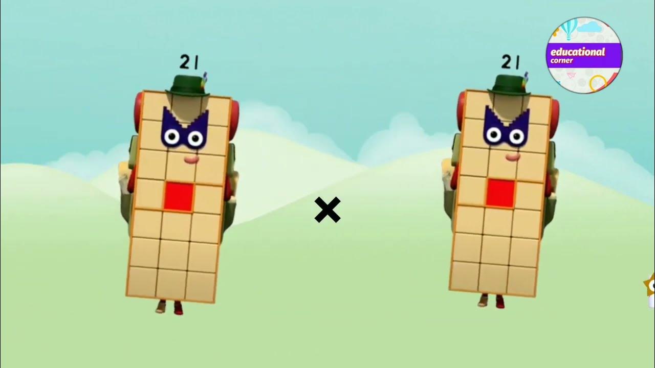 Meet Identical mathblocks square 21 to 30 | learn to count ‎@Educationalcorner110 - YouTube