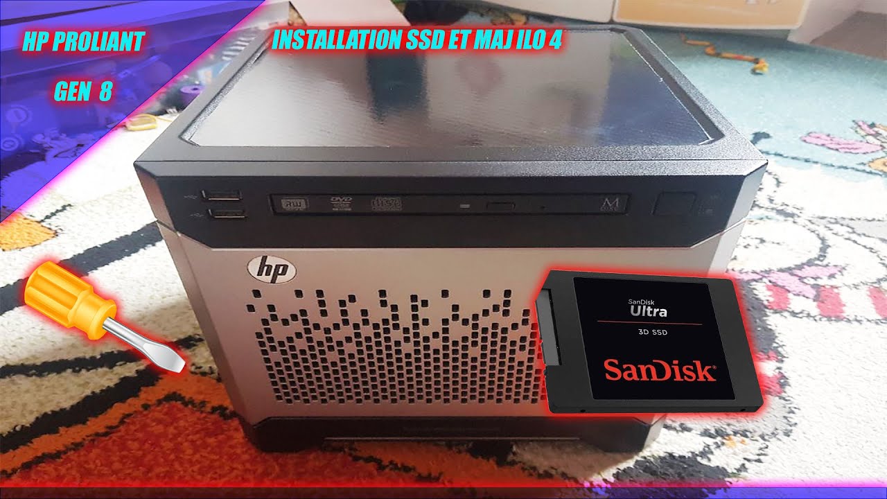 [TUTO] Mise à jour ilo 4 et Installation ssd sur HP ProLiant gen 8 ...