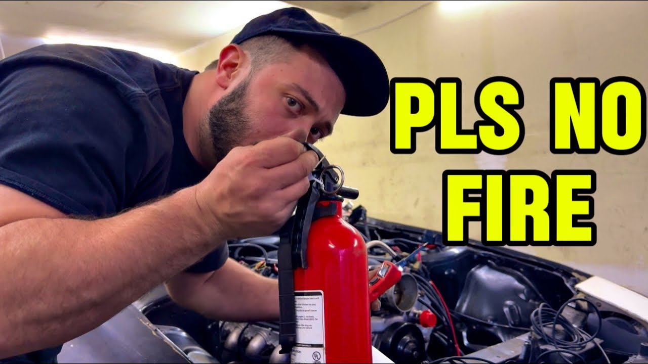 $300 LS Swap FC RX-7 First Start - YouTube