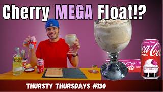 Coca-Cola Cherry Float Review + Our Cherry Mega Float 🍒🥤 | Thursty Thursdays #130