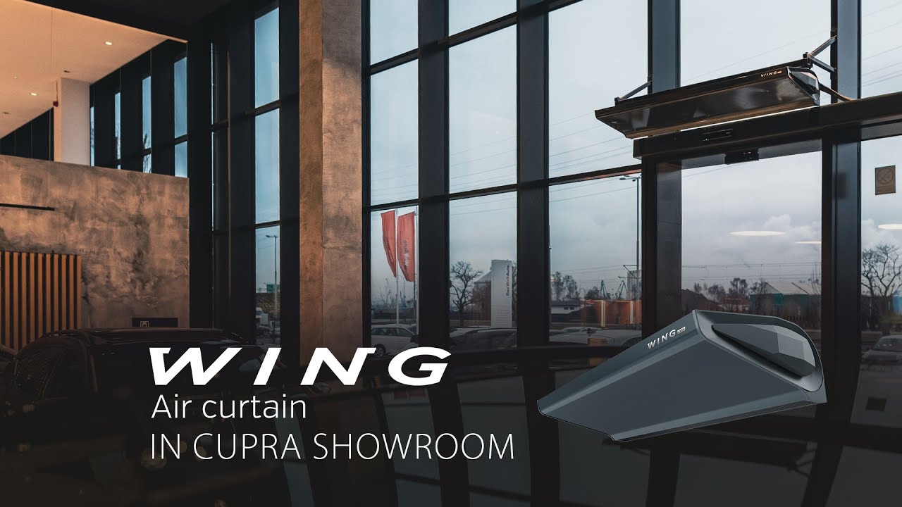 WING Air Curtain in CUPRA showroom - YouTube