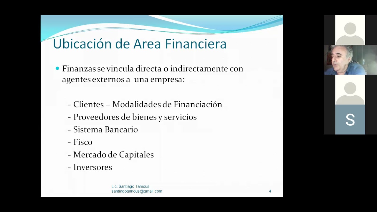 Finanzas: Ubicación del área financiera, intermediación y ...