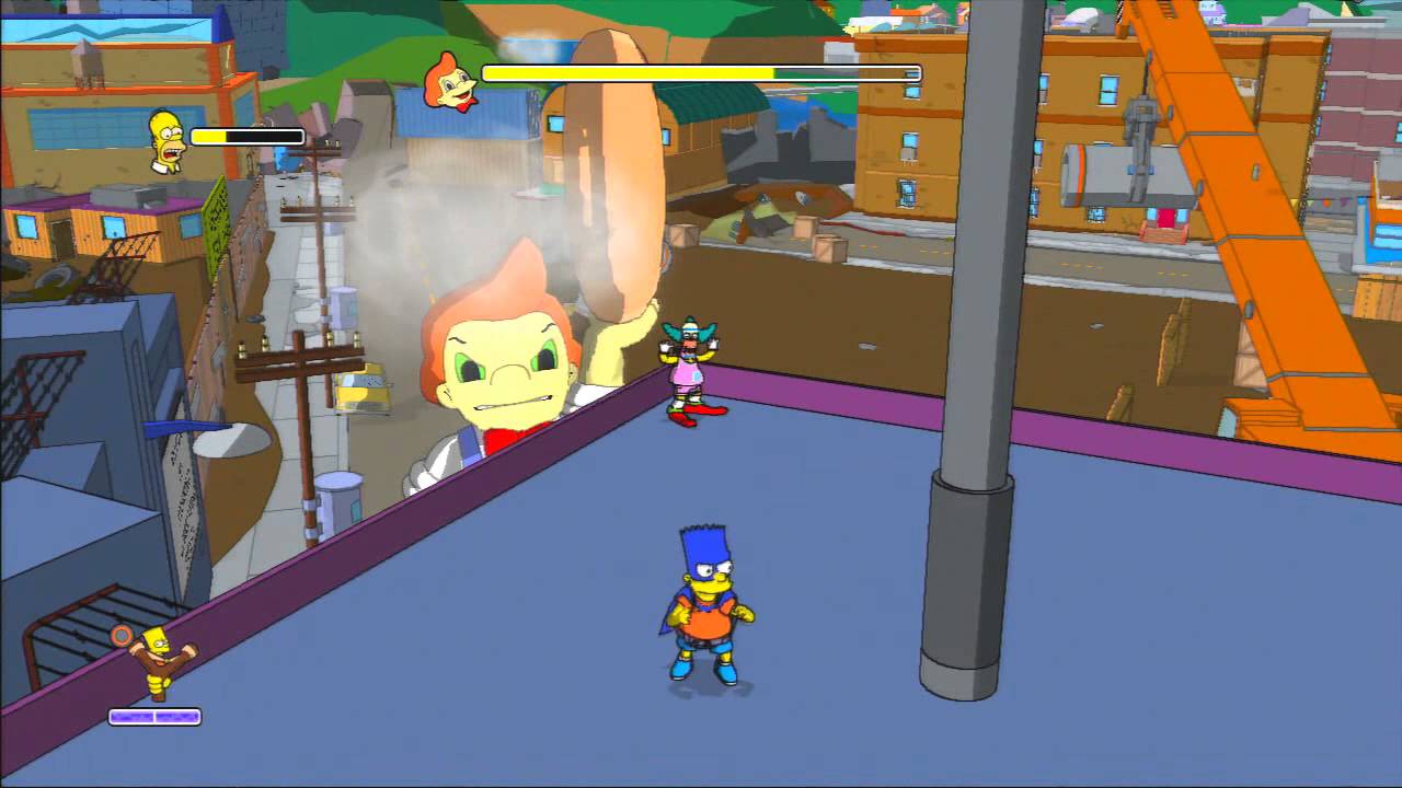 The Simpsons Game [Part 7: Shadow of the Colossal Donut] - YouTube