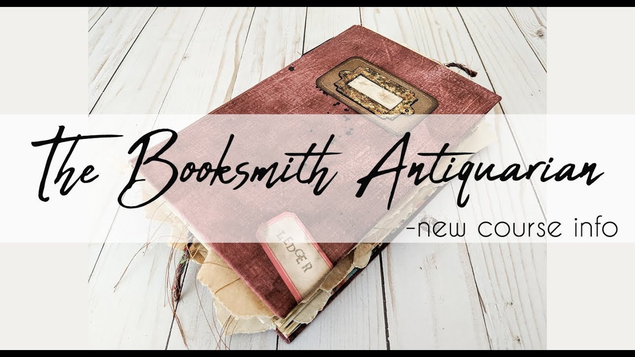 The Booksmith Antiquarian - new book making course - YouTube