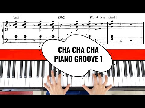 How to play Cha cha cha on keyboard - Groove 1. Rhythm section included!