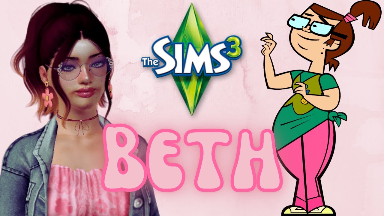 CAS Cartoons Episode 9 | Beth in The Sims 3 | Total Drama Island ...
