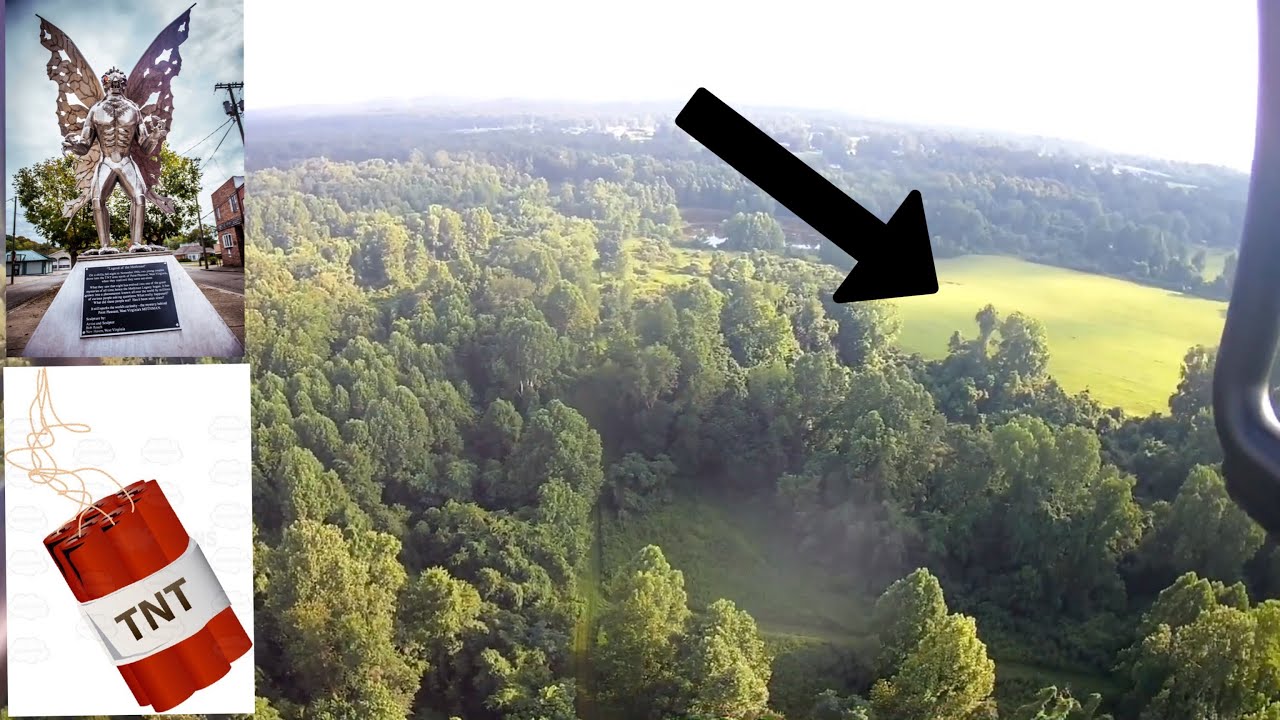 Mothman's TNT Bunkers: What Our Drone Discovered #mothman - YouTube