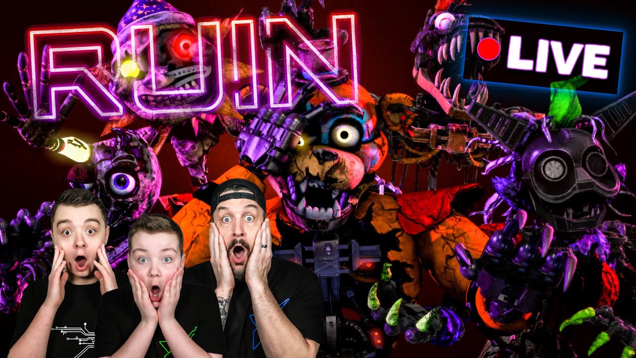 FNAF Ruin Part 2!!! Live Uploads of Fun - YouTube