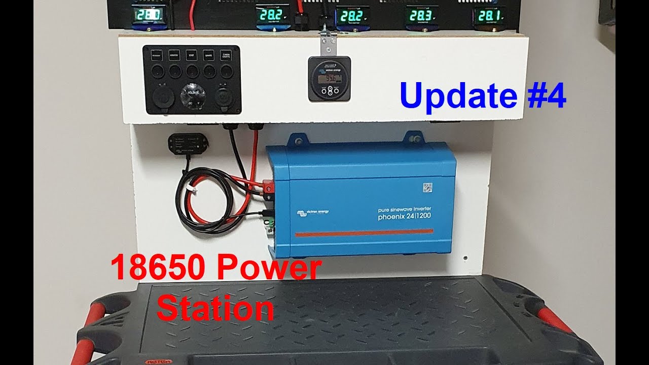 DIY 18650 Power bank (Update #4 – Inverter installation & test) - YouTube