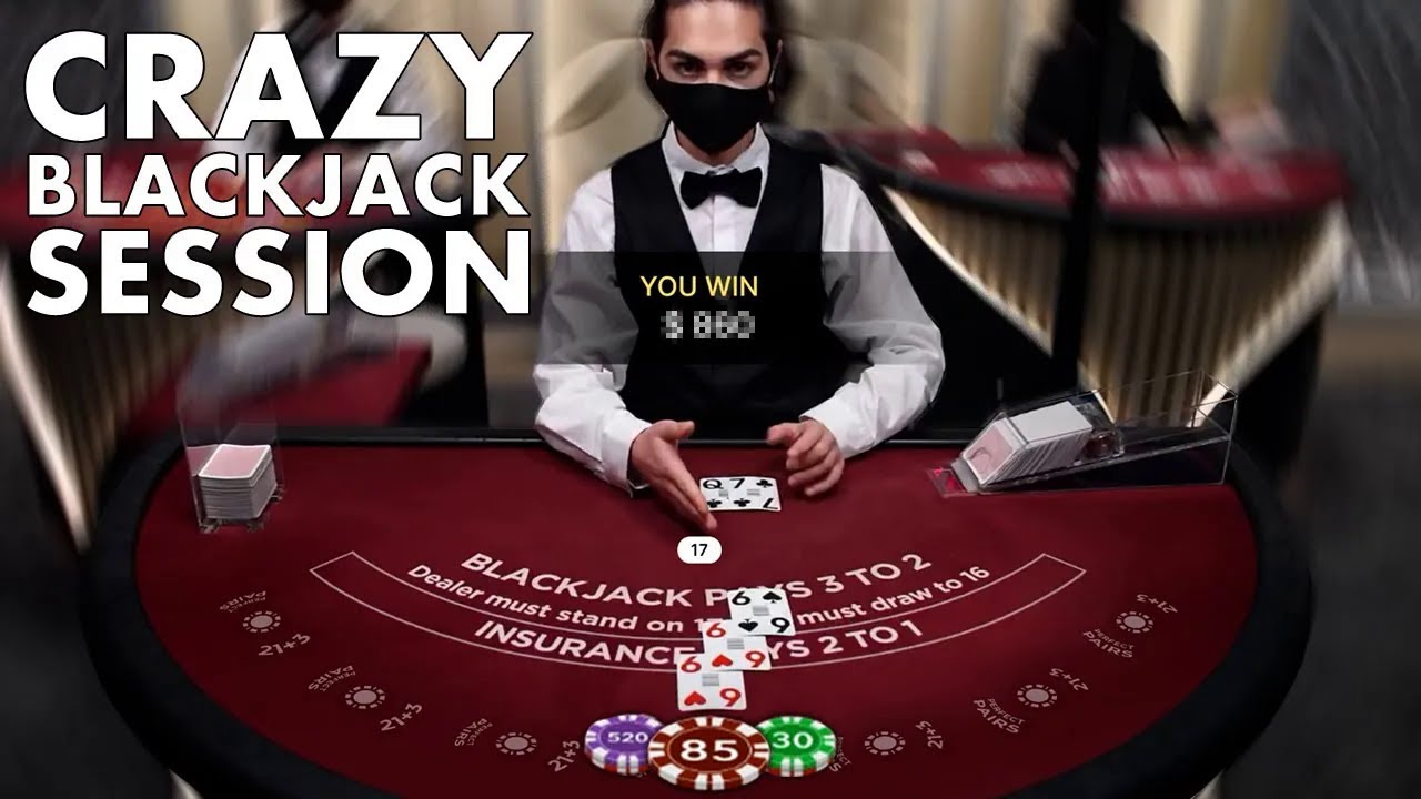 INSANE "DOUBLE UP" BLACKJACK SESSION WITH BIG SIDE BET WIN! - YouTube