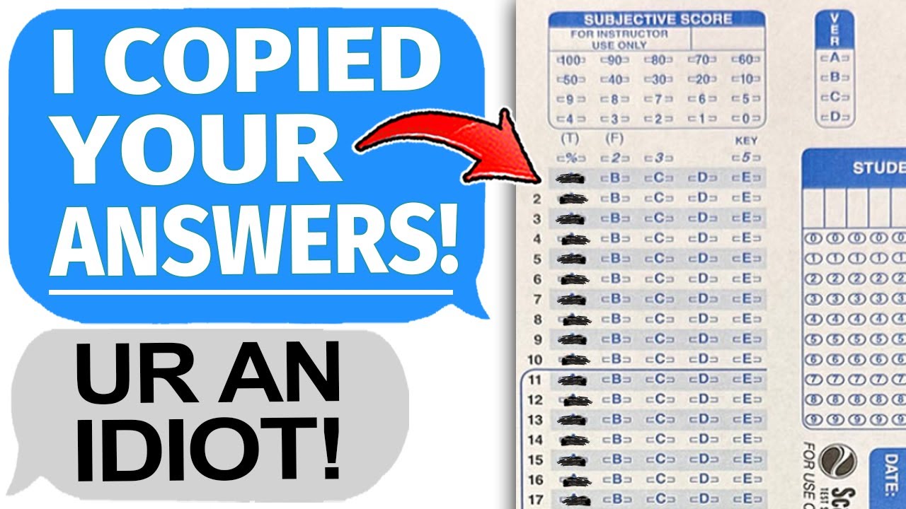 Karen Cheats Off My Test! r⧸EntitledPeople - YouTube