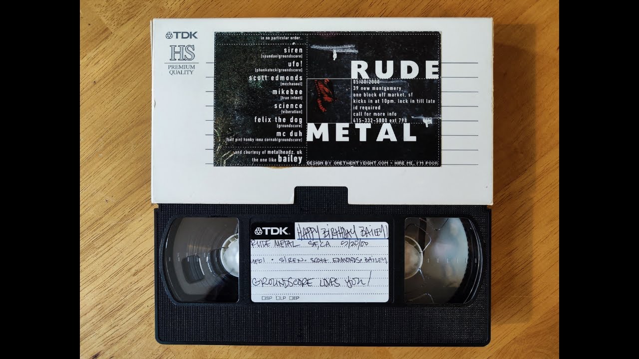 Rude Metal, San Francisco, 20/5/00 - YouTube