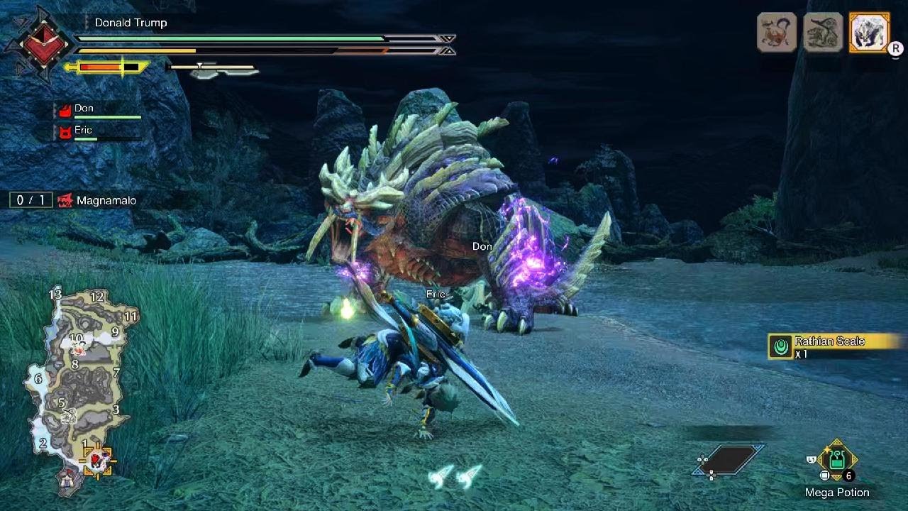 Monster Hunter Rise: Magnamalo (farming Magnamalo plate) - YouTube