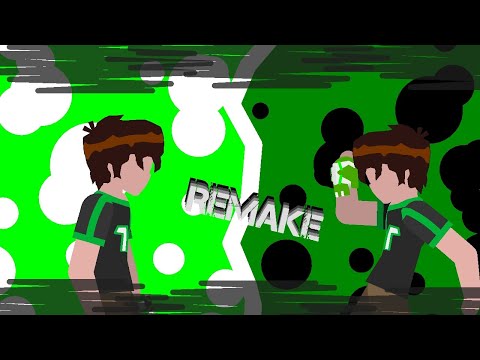 Ben 10 Stick Nodes | Ben Prime vs Ben Prime (Ultimatrix) #remake #sticknodes #ben10