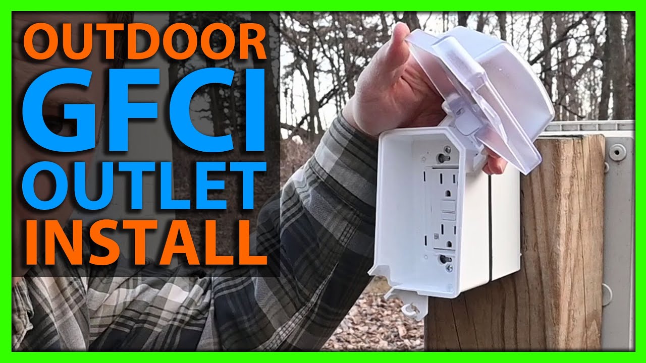 How To Install an Outdoor Outlet - YouTube