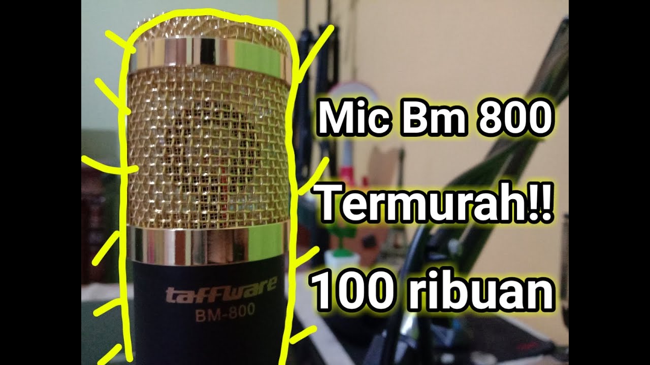 Unboxing mic condenser bm 800 - YouTube