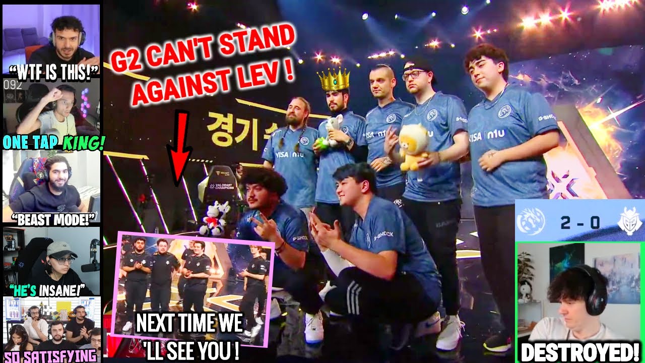 Valorant Streamers Reacts to Leviathan Destructive Gameplay Against G2 ...