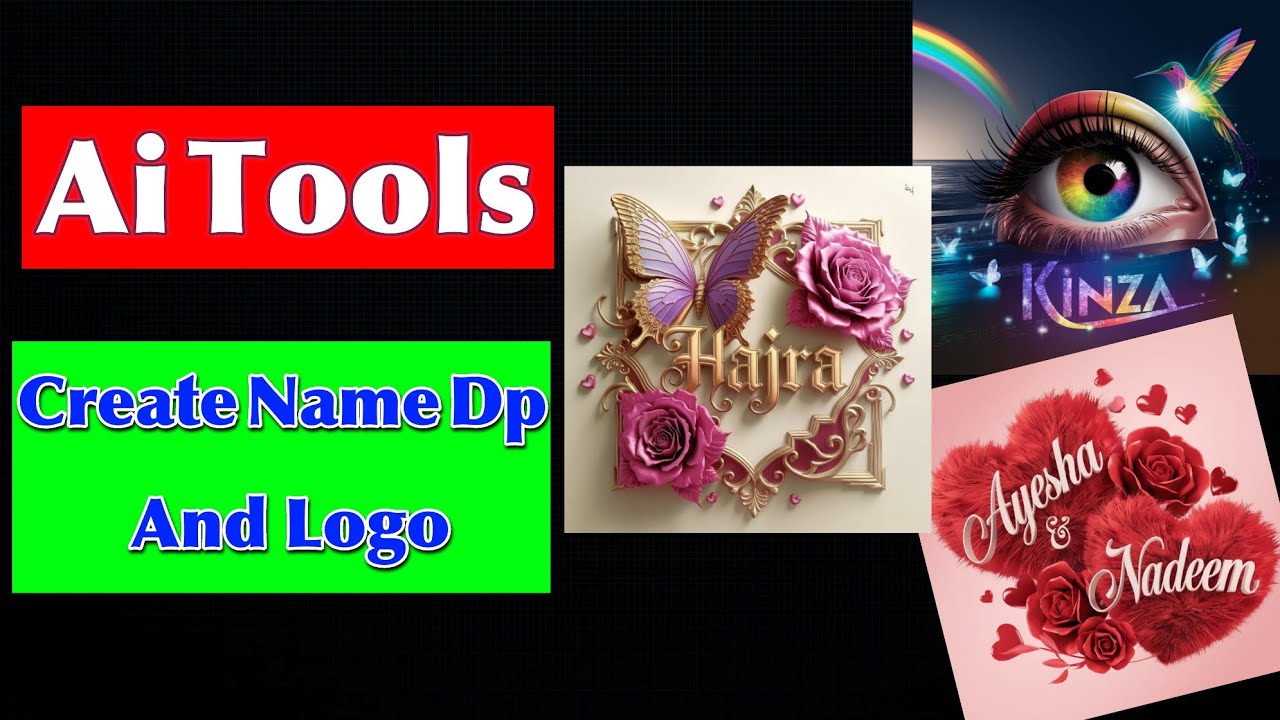 Ai Name and Logo Generator|Create Name dp|Ai Tools| - YouTube