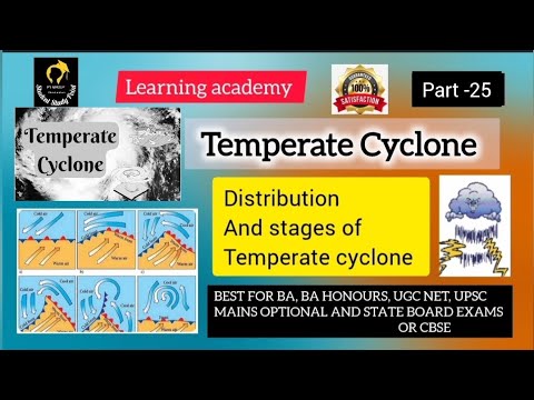 Complete Climatology | L25 | Temperate cyclone | PCS/UPSC2024 ...